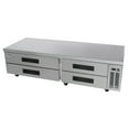 84 in. Commercial Chef Base Refrigerator Storage Cabinet for Cold Foods ...