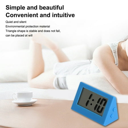 juguse Mini Clock LED Screen Bedside 24H Digital Electronic Clocks ...