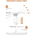Laptop Desk for Bed, Lap Desks Bed Trays for Eating Writing, Adjustable ...