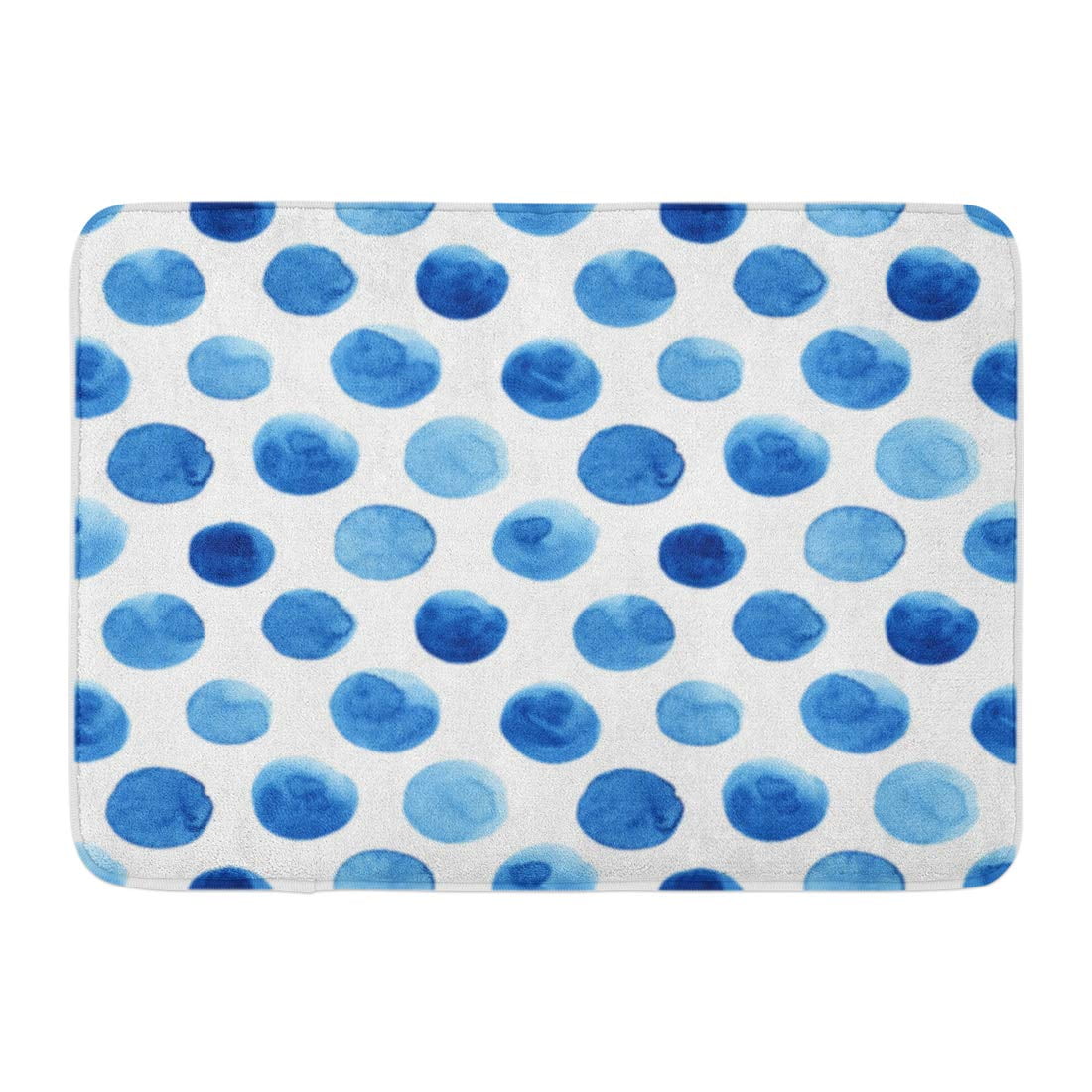 SIDONKU Pattern Watercolor Blue Polka Dots Abstract Modern Color Shade ...