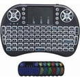 HSAPOW-2.4G Wireless Mini Keyboard with Upgraded 7 Colors Backlight ...