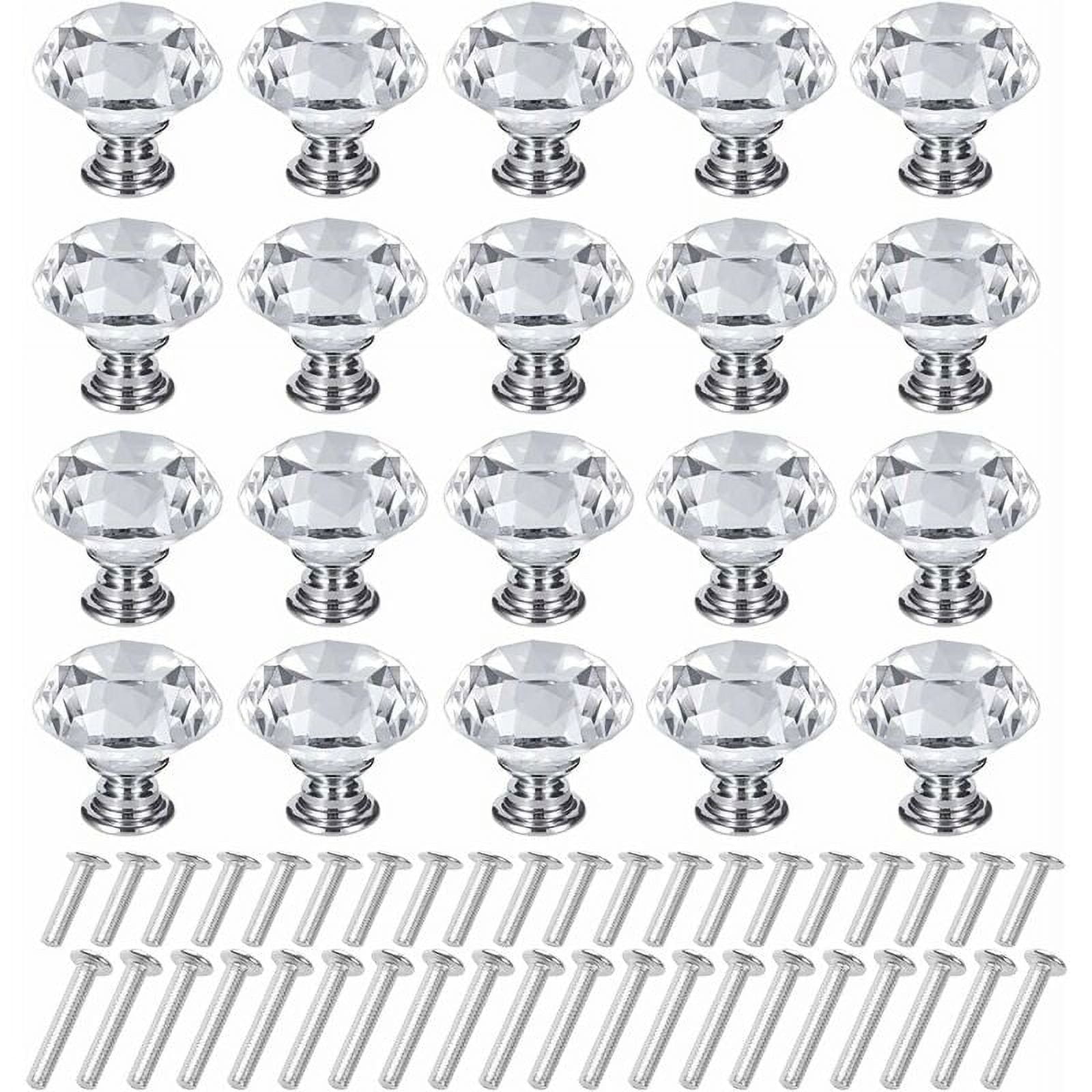 Click here for Jinsinto Crystal Cabinet Knobs  10 Pcs 30mm Transp... prices