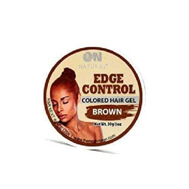 Natural Black Colored Edge Control Hair Gel - Walmart.com