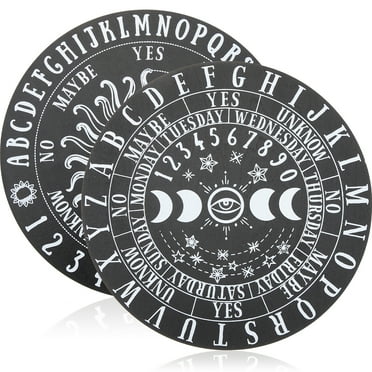 Pendulum Board Set Wooden Dowsing Divination Board Metaphysical Message ...