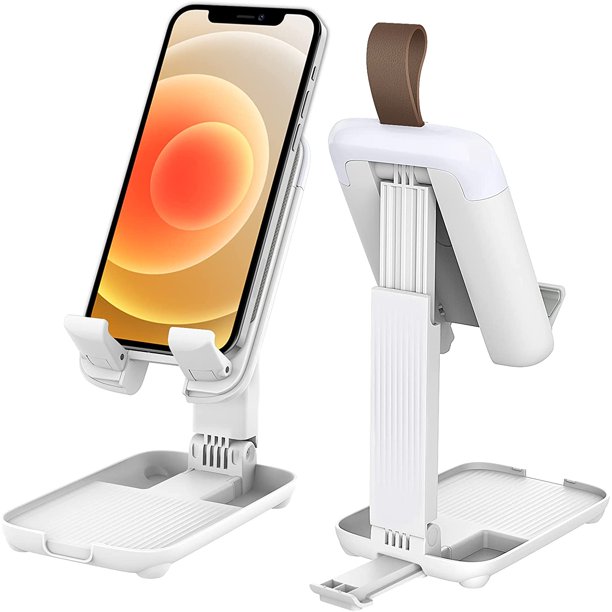 Adjustable Cell Phone Stand, Desk Phone Holder Dock Stand with Angle ...