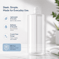 Florvian 2026 New Empty Plastic Bottles with Disc Top Flip Cap Bpa-Free ...