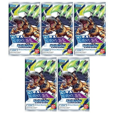 Digimon English Trading Card Game - Across Time BT12 - BOOSTER PACKS (5 ...