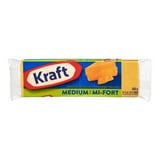 Kraft Medium Cheddar Natural Cheese Block - Walmart.ca