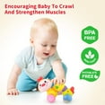 Vanmor Musical Inchworm Toy for Babies 6-18 Months, Interactive ...