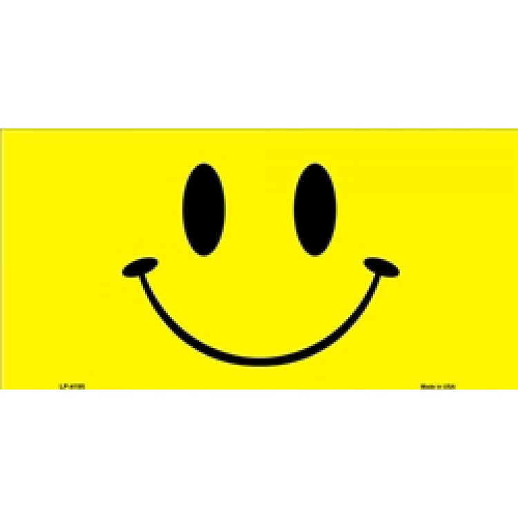 Click here for Smart Blonde Smiley Face License Plate 6 X 12 prices