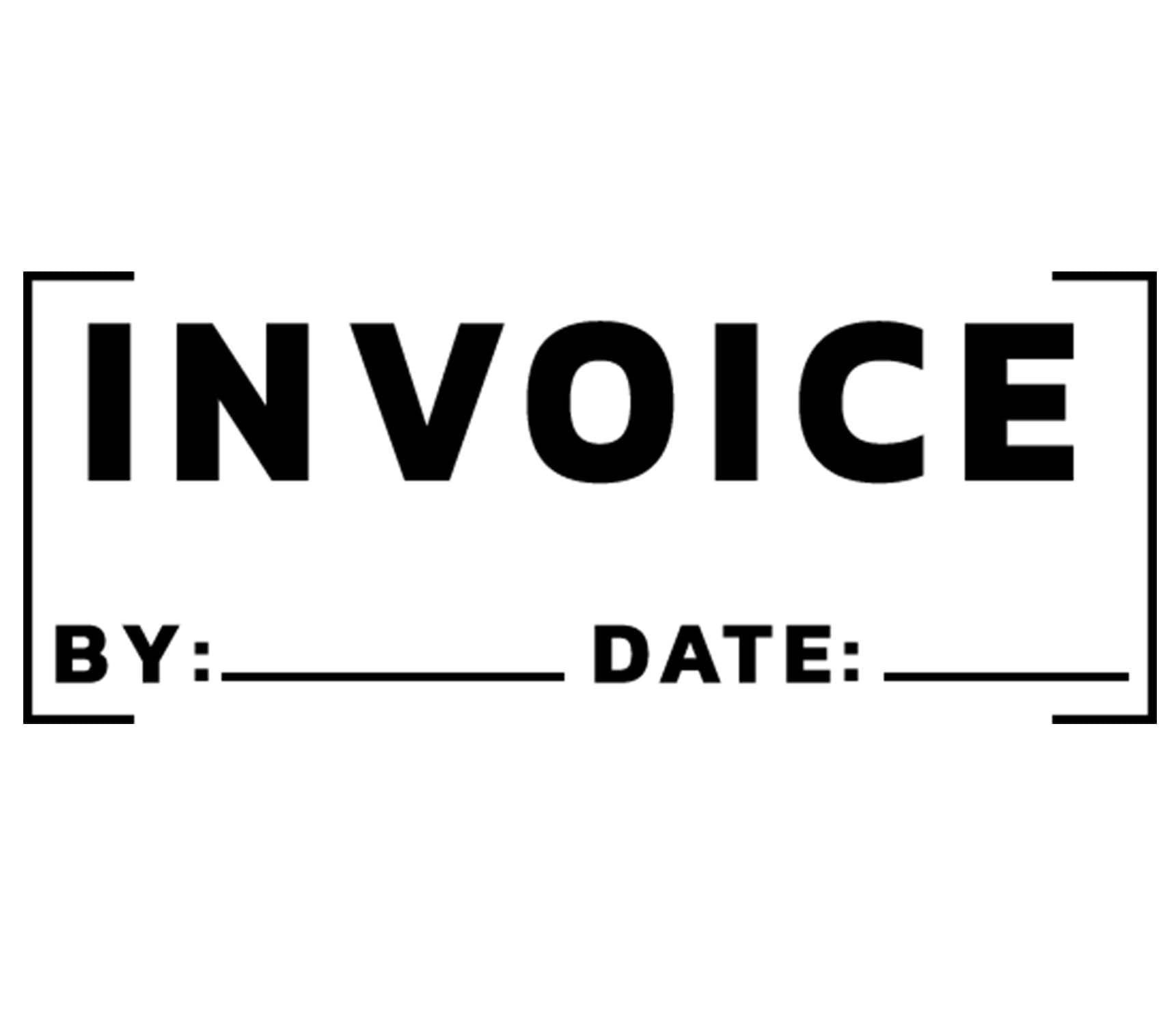 Printtoo Invoice Self Inking Rubber Stamp Pre-Inked Office Stamp- Home ...