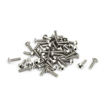 Uxcell M2 x 25mm 304 Stainless Steel Pan Head Screws Nuts w Washers (25 Sets) - Walmart.com