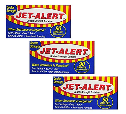 Jet-Alert Double Strength, 90 caplets (3) - Walmart.com