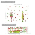 47.2×61 Inch Christmas Wall Sticker Decorations Christmas Wall Clings ...