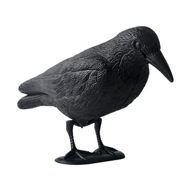 Navaris Crow Decoy - Fake Black Crow Decoy for Attracting Crows ...