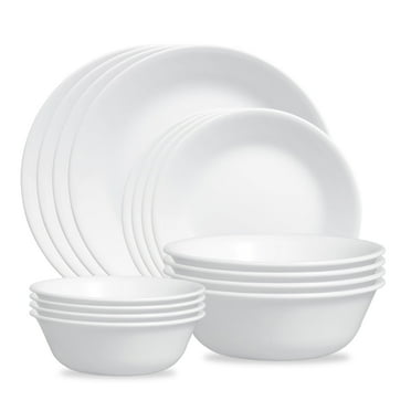 Corelle Madeline Embossed, 12 Piece, White, Dinnerware Set - Walmart.com