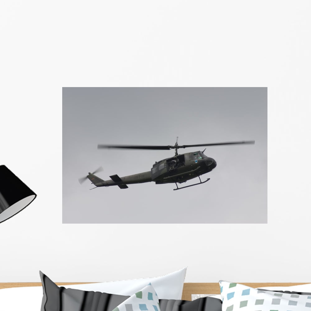 Huey Mit Doorgunner Wall Mural Decal Sticker, Wallmonkeys Peel & Stick ...