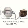 5/10pcs-Crystal Natural Stone 304 Silvery Tea Strainer Rose Quartz ...