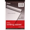 "Mead 6""x9"" Ruled Writing Tablet, Plain Wide-lined Notepad, 100 ...
