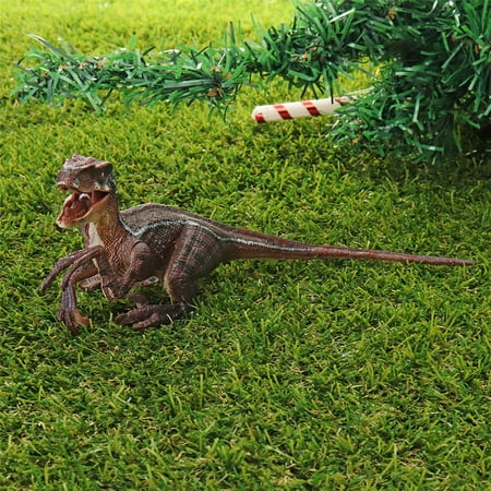 Jurassic Velociraptor Realistic Raptor Dinosaur Toy Movable Jaw Kids ...