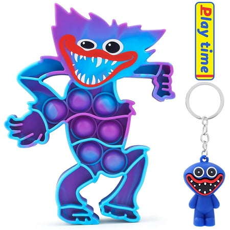 Poppy Playtime Huggy Wuggy Pop Fidget Its Toy with Mini Keychain for ...