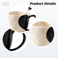 2 Pcs Couple Mug Gift Set, Valentine's Day Coffee Cup with Spoon ...