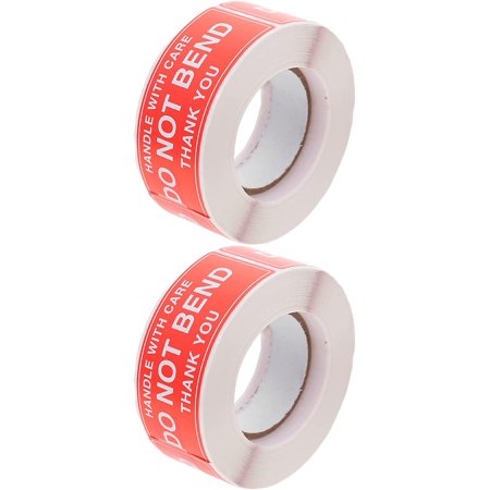 CHIKEN 2 Rolls Adhesive Shipping Packing Stickers do not Bend Sticker ...
