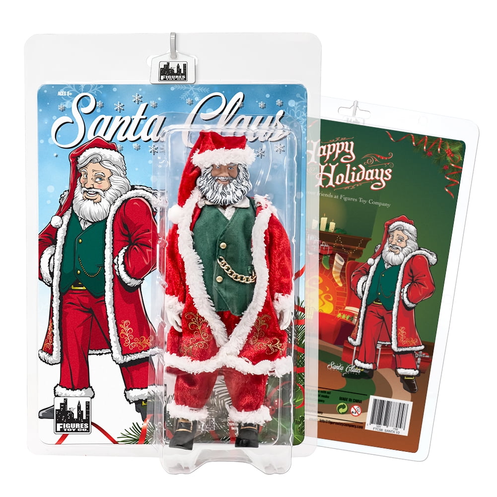 Santa Claus 8 Inch Retro Action Figure [2018 Edition] - Walmart.com