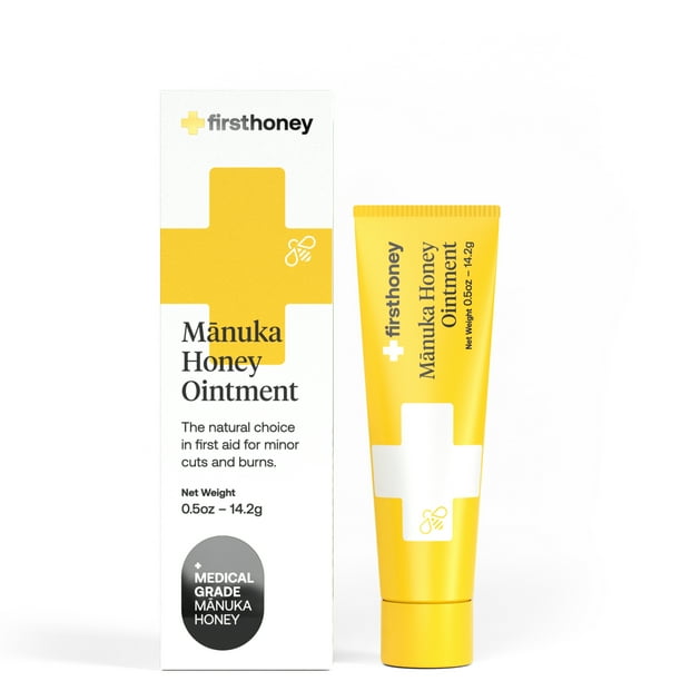 First Honey Manuka Ointment, Medical Grade Liquid Wound Antiseptic ...