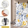 Blue Yellow Spring Floral Backdrop for Photography,Fabric Photo ...