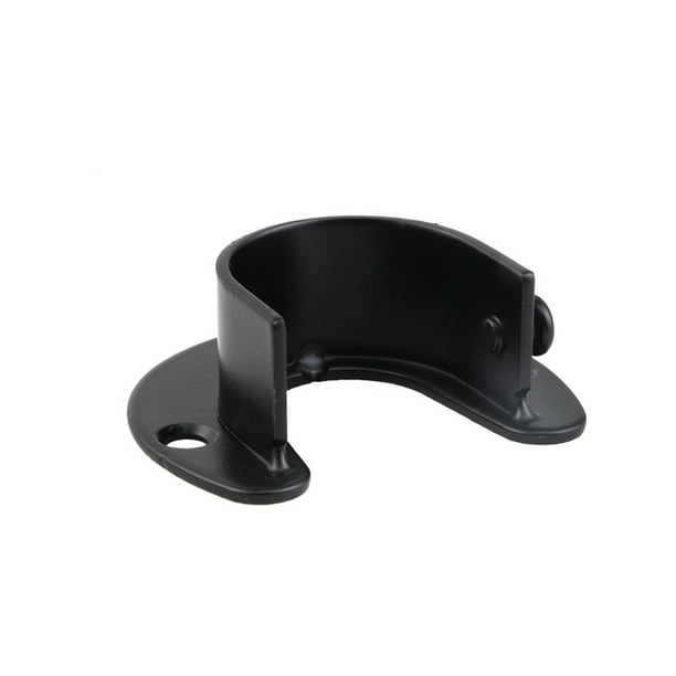 4 Pieces Stainless Steel Wardrobe Rod Bracket, Wardrobe Pole Sockets, U ...