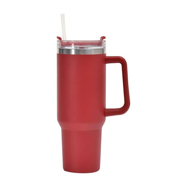 S-tanley- Vaso Térmico 40 oz con Asa, Termo al Vacío de Acero Inoxidable con Pajita, para ...