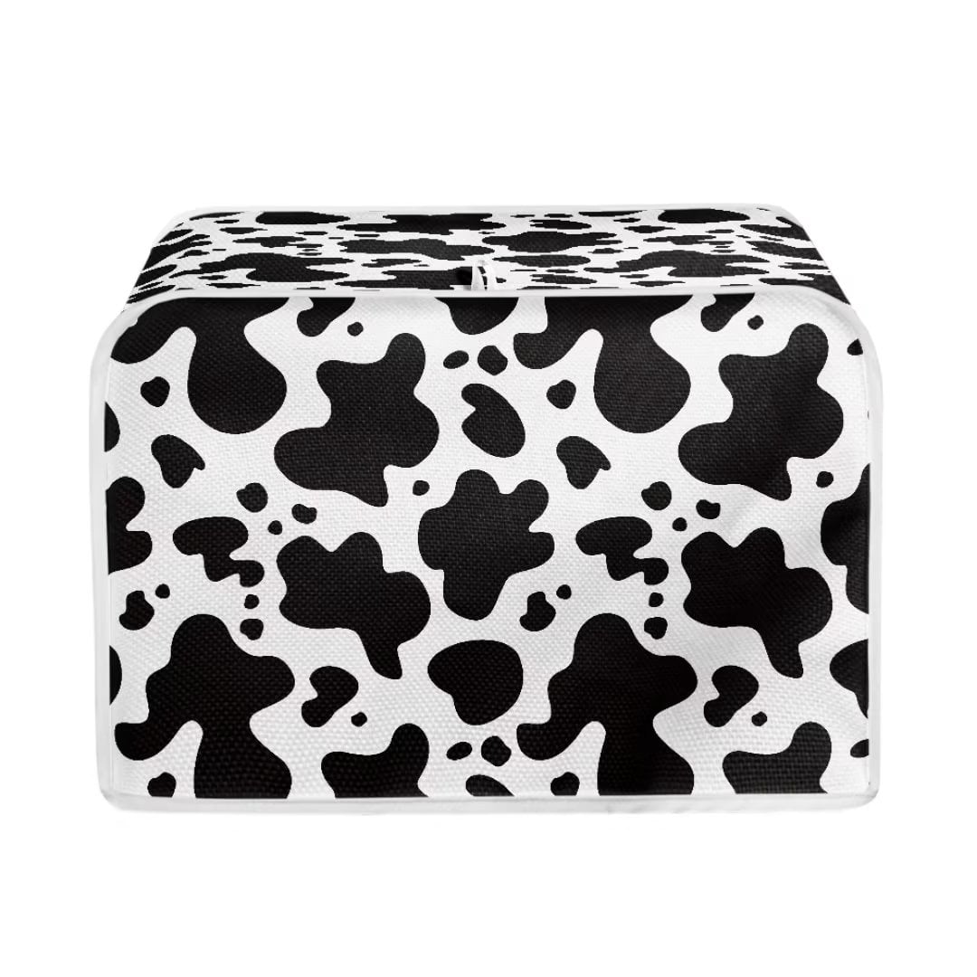 Renewold Cow Print Toaster Cover 4 Slice Bread Maker Cover Sturdy Wide ...