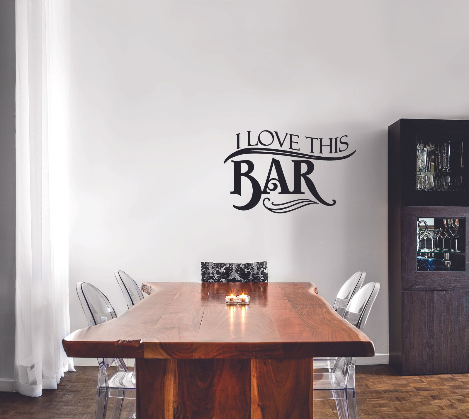 Custom Wall Decal : I Love This Bar Nightlife Drinks Wall Sticker : 8 ...