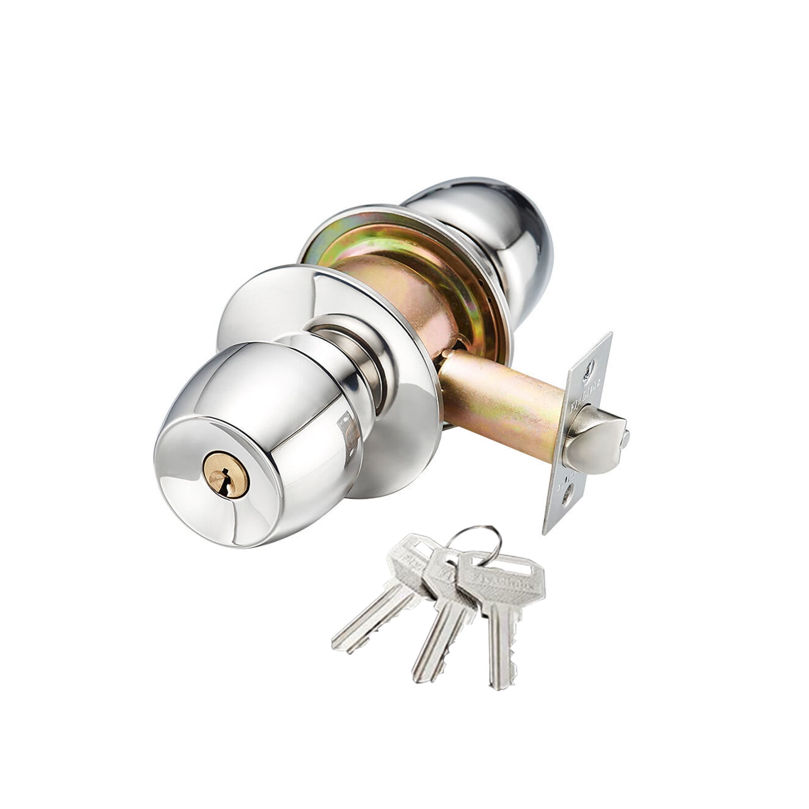 Interior With Keys Snib Locking Easy Install Door Knob Lock Home Office ...