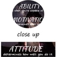 Ability Attitude Motivation Canvas Wall Art, Trio of Success Mindset ...