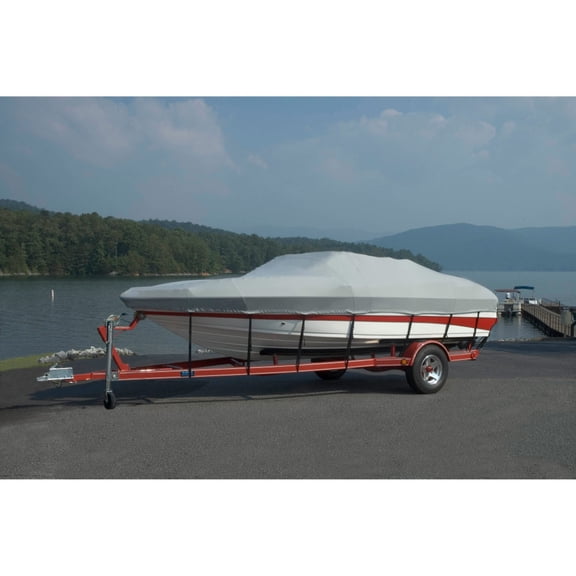 Carver Performance Poly-Guard Styled-to-Fit Boat Cover f/21.5 V-Hull ...