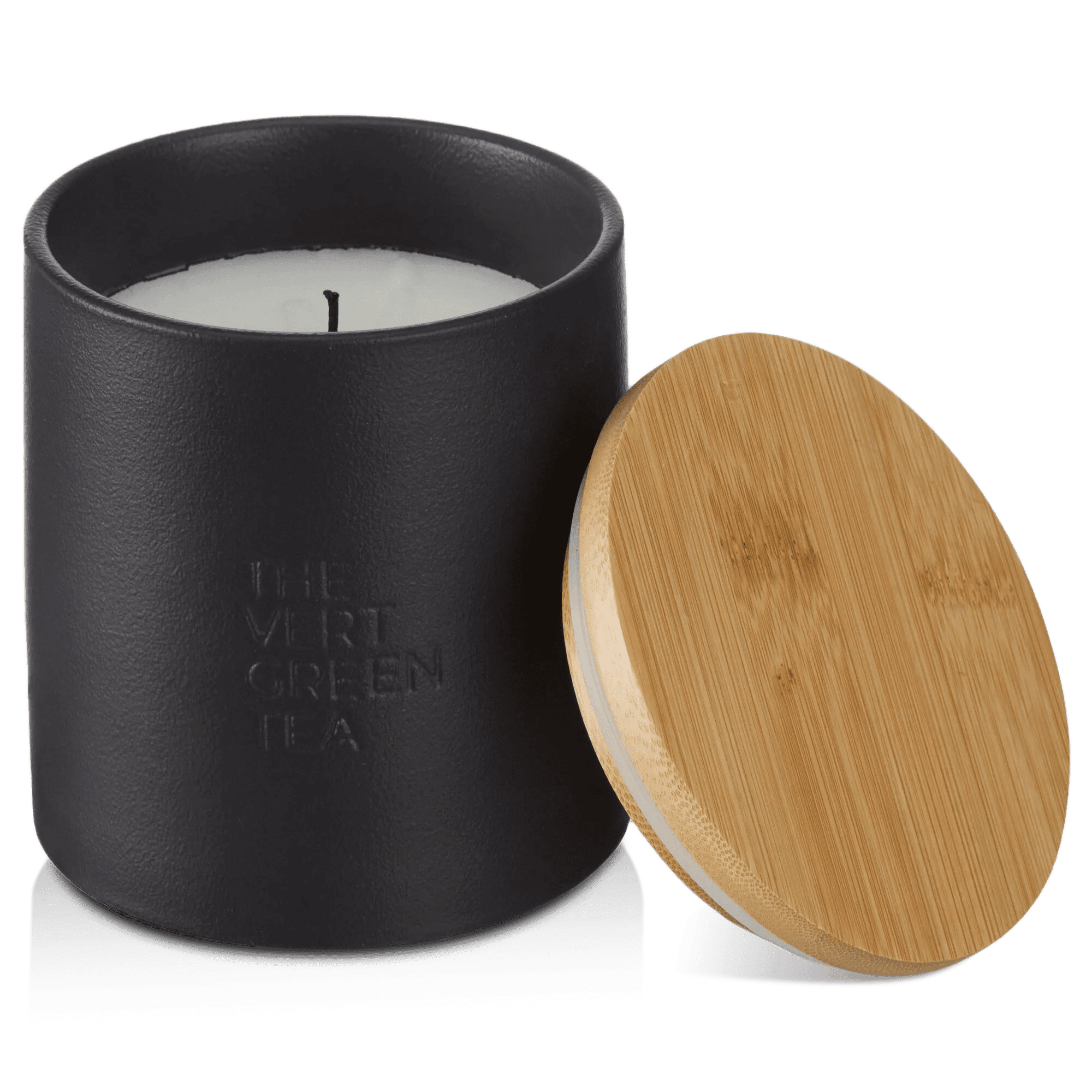 Click here for Bouclair Black Bouclair Green Tea Candle With Wood... prices