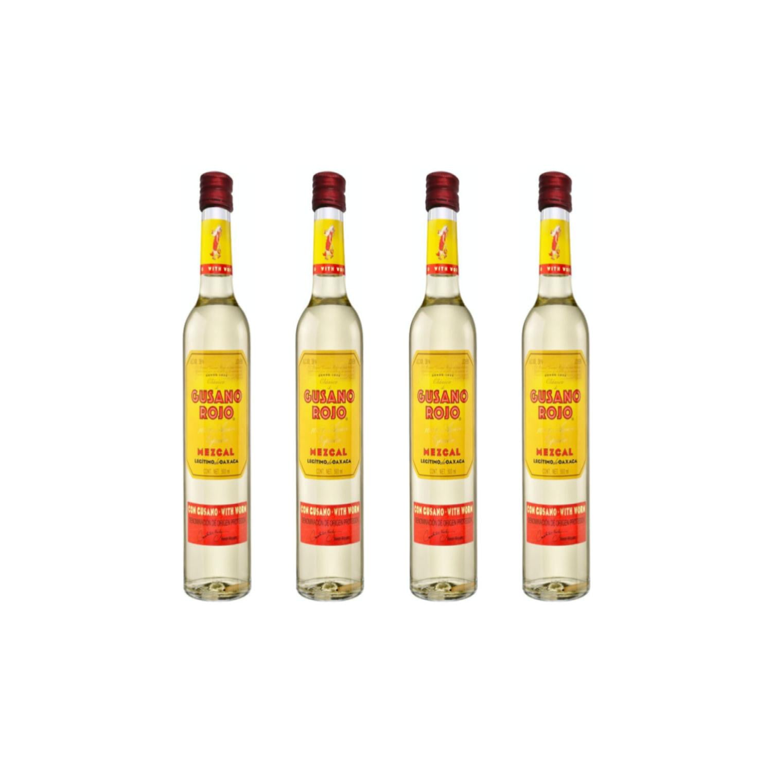 Mezcal Gusano Rojo Gusano Rojo Clasico Joven 500 ml | Walmart en línea