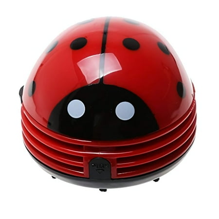Mini Electric Tabletop Vacuum Cleaner, Mini Ladybug Shape Duster ...