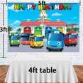 Tayo Little Bus Backdrop Banner Party Supplies Poster Movie Theme ...