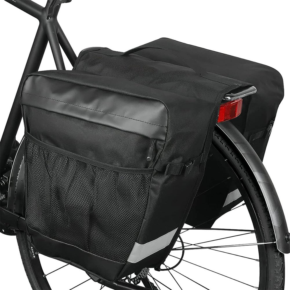 Click here for Addfst Bike Rear Rack Bag 28l Bicycle Double Panni... prices