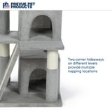 Prevue Pet Products Kitty Power Paws Comfy Kitty Cat Tower in Gray, 41. ...