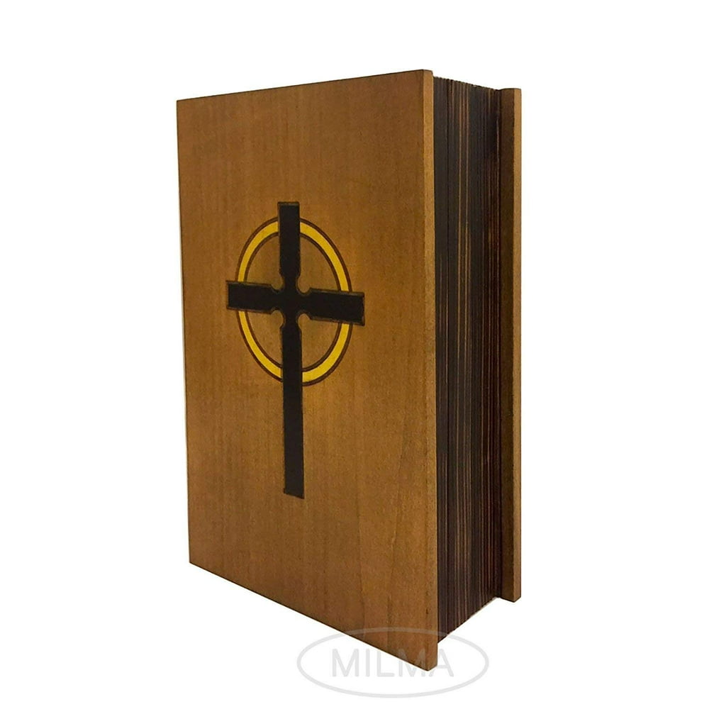 Bible Book Box Handmade Linden Wood Bible Book Box Holder from Poland ...