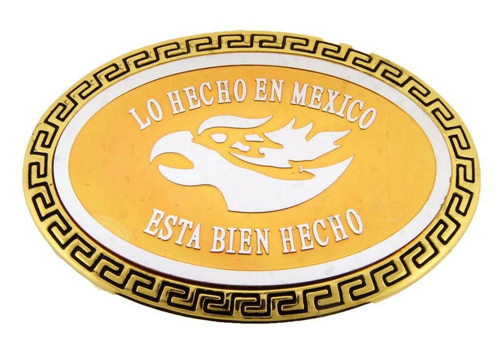 Lo Hecho en Mexico Belt Buckle Esta Bien Hecho Vaquero With Bottle ...