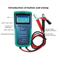 DY2015A 12V Digital Multimeter Tools Lead Acid CCA Load Battery Charge ...