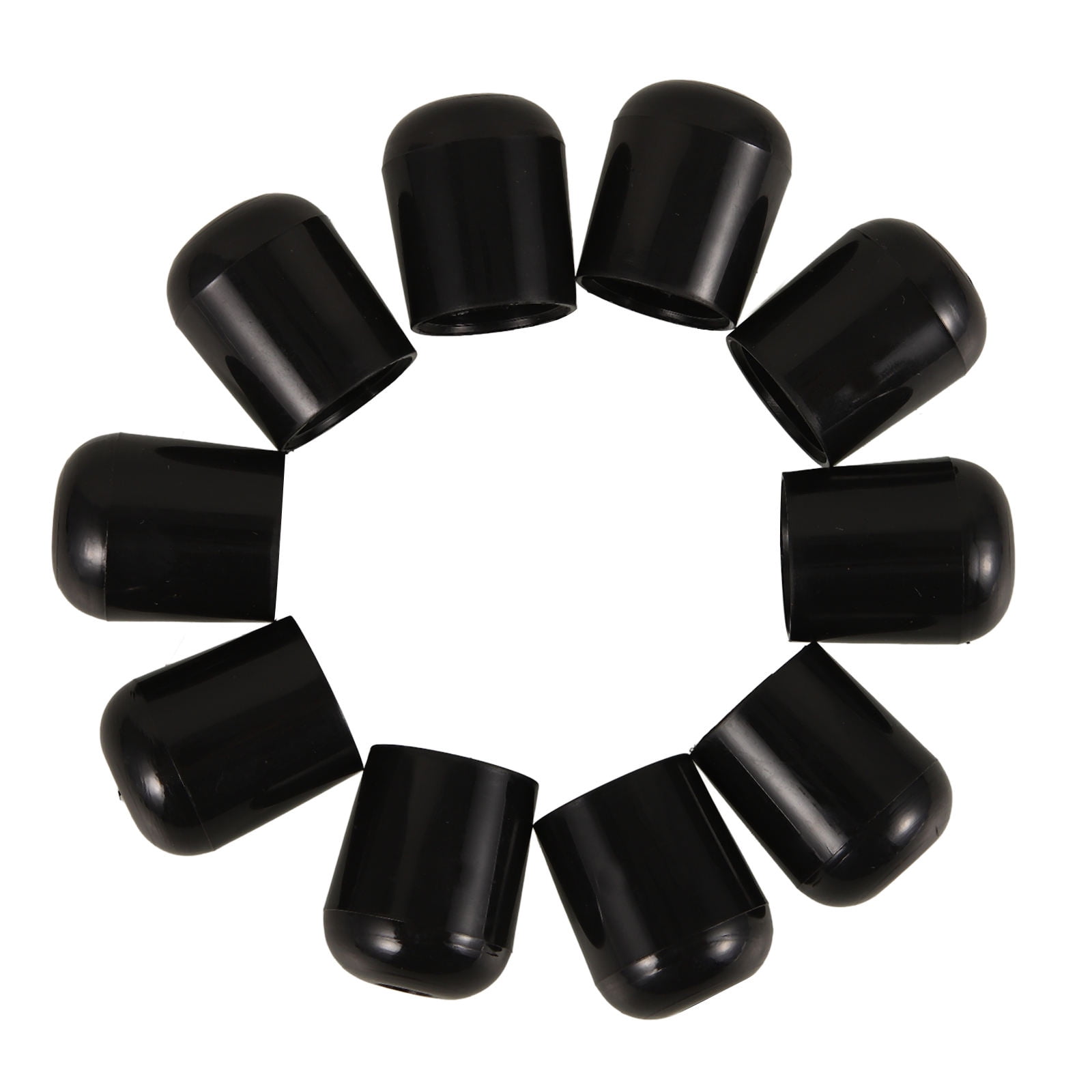 Click here for Fondotin 10pcs Round Stool Leg Caps Black Plastic... prices
