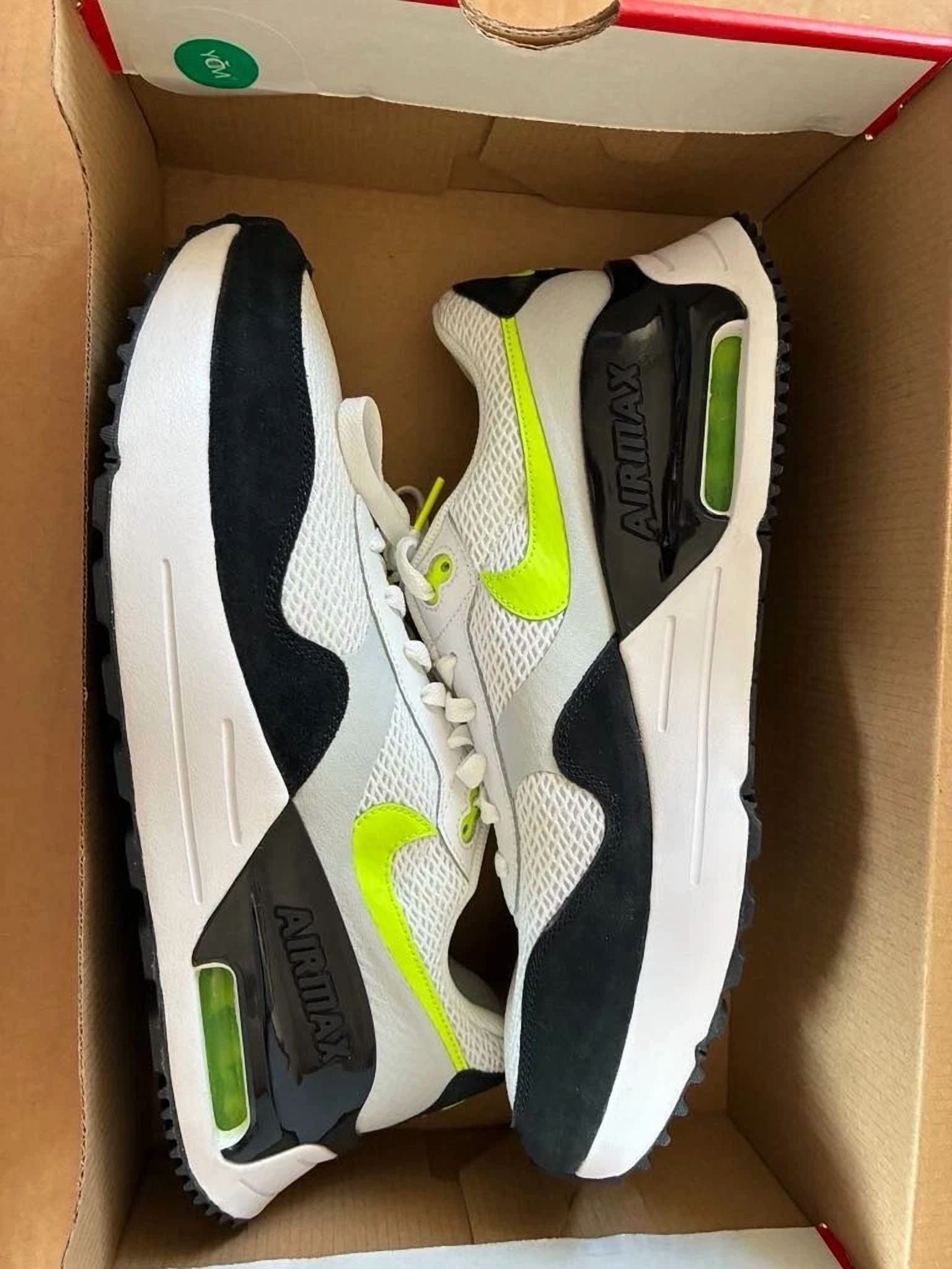 Nike Air Max SYSTM White Volt Size 12 New Never Worn! - Walmart.ca