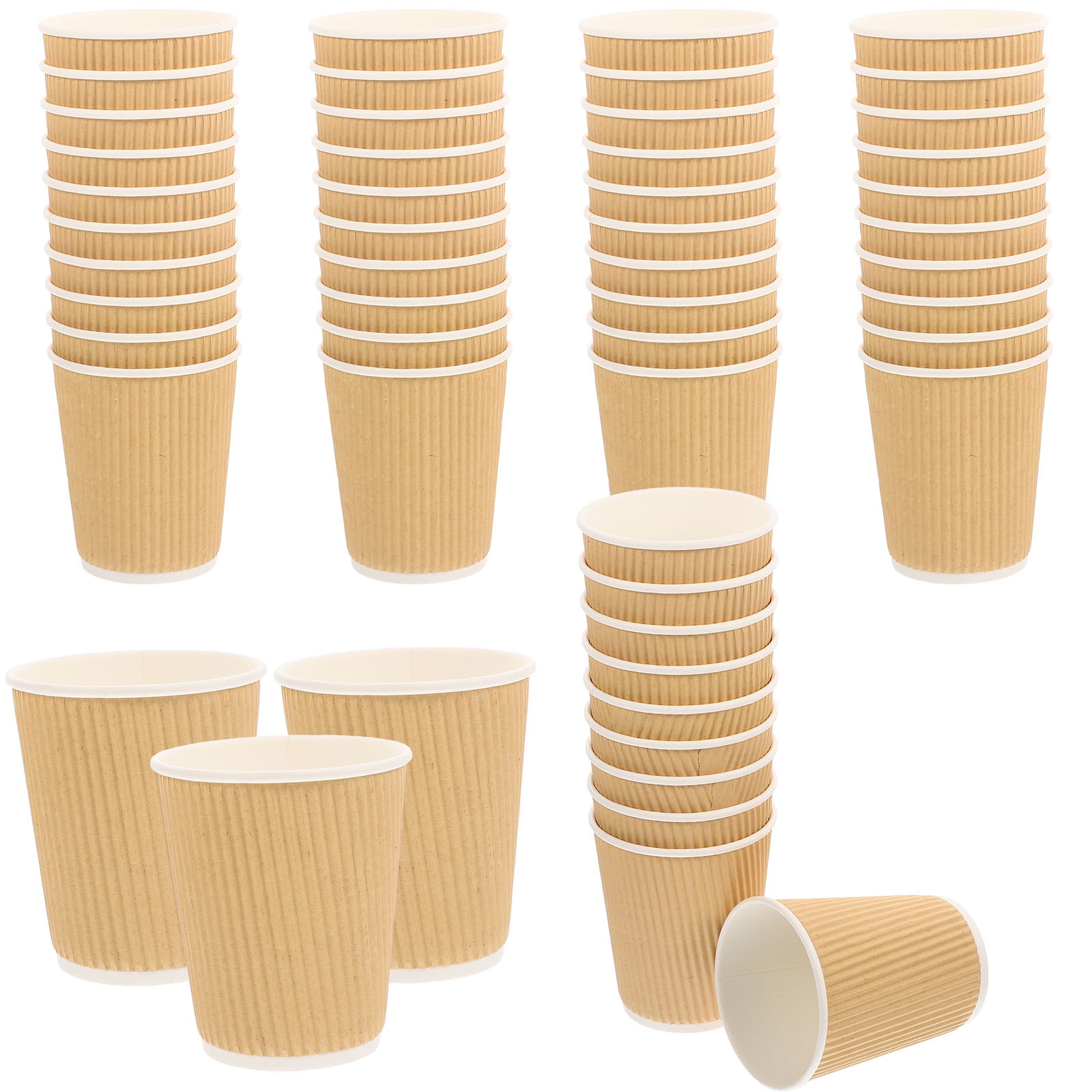 Click here for Compukas 50pcs Comfortable To Hold Paper Coffee Cu... prices