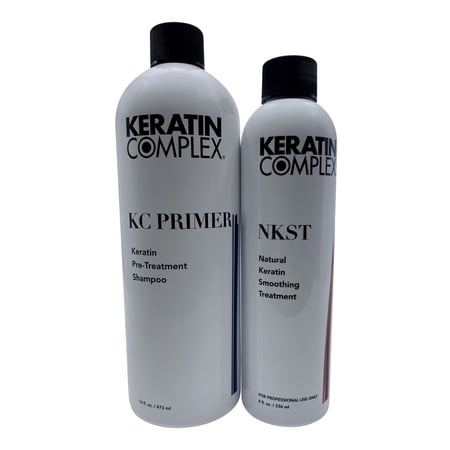 Keratin Complex KC Primer 16 OZ & NKST Natural Keratin Smoothing ...
